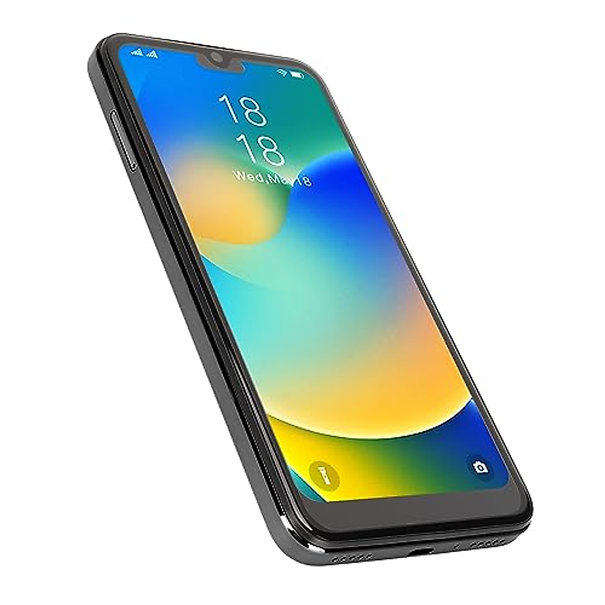 Airshi I14 Pro Phone, 6.1 Inch Phone Front 8MP Rear 16MP Face Recognition for Business (US Plug)