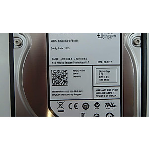 Dell 6H6FG EQUALLOGIC 3TB NL SAS 3.5-9SM260-157 (Renewed)