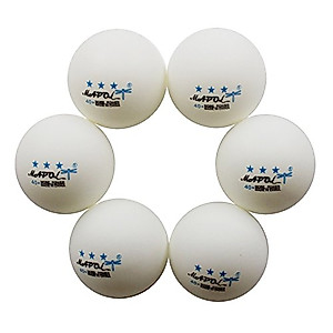 MAPOL 50 White 3-star Table Tennis Ball Premium Training Ping Pong Balls