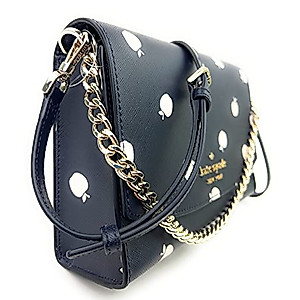 Kate Spade Carson Saffiano Leather Convertible Crossbody Bag (Blazer Blue