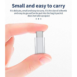 3-Pack,USB C to Micro USB Adapter USB-to-USB A Type C Male to Microusb Female Connector for Samsung Galaxy s7 s8 s9 s10 USBC Converter