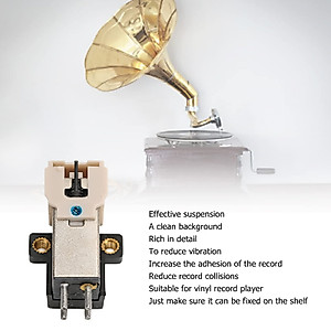 Record Player Needle,High Magnetic Cartridge Replacement,Stereo Record Player Needle, Magnetic Head for Turntable Record Player Cartridge