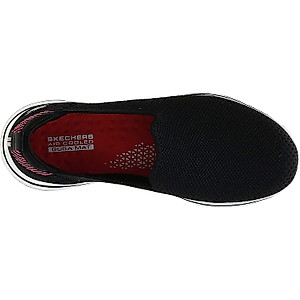 Skechers Women's GO Walk 5-PRIZED Sneaker, Black/Pink, 7 M US
