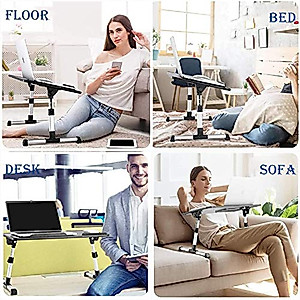 BoxWave Stand and Mount Compatible with VAIO Z (VJZ141X) (Stand and Mount by BoxWave) - True Wood Laptop Bed Tray Stand, Desk for Comfortable Work in Bed. for VAIO Z (VJZ141X) - Jet Black