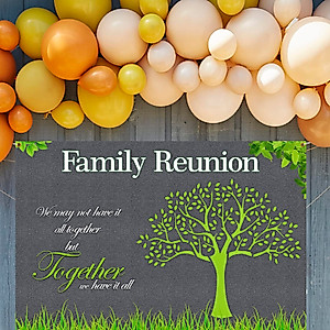 Family Reunion 6 X 4 Ft Backdrop We are Family Banner Family Tree Photo Booth Props Family Background for Housewarming Adoption Family Gathering Party Decorations