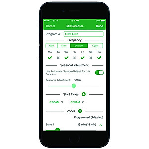 Rain-Bird Lnk Link WiFi Module Mobile Wireless Irrigation Controller Upgrade for Indoor Outdoor ESP-TM2 and ESP-Me Series Controller Sprinkler Systems