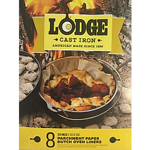 Lodge Manufacturing Parchment Paper Dutch Oven Liners 7 x 5 x 1
