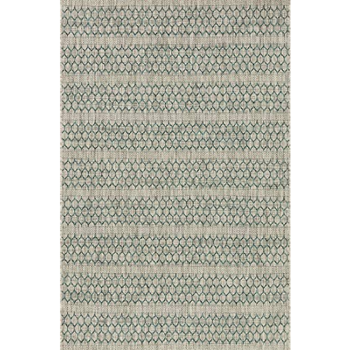 Loloi Isle Collection IE-01 Grey/Teal 5'-3" x 7'-7" Area Rug