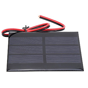 Mini Solar Panels for Solar Power 5Pcs DC 0.65W 1.5V Solar Panel Module Polysilicon Small Battery Cell Board Module with 30cm Wire 60 x 80 x 3MM,Solar Controller