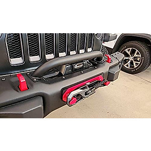 HFT BADLAND 12000 Lb. Winch Hook (6 Ton) Ultra Strong Forged High Strength Alloy Steel Winch Hook Clip 1-1 12 inch Capacity Latch