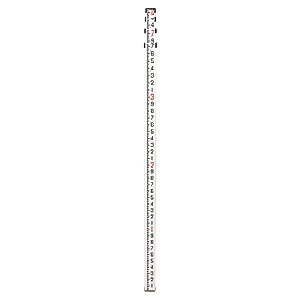 GEOLENI Aluminum Grade Rod - 10ths, With Carrying Case and Rod level (14 Foot)