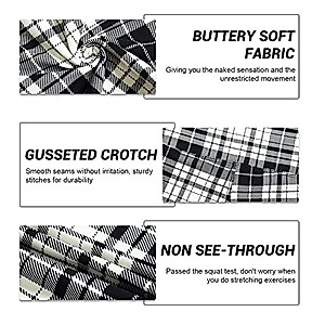 GAYHAY High Waisted Leggings for Women - Soft Opaque Slim Tummy Control Printed Pants for Running Cycling Yoga