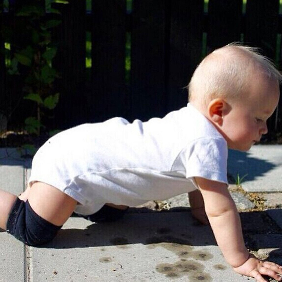 BOSONER Baby Knee Pads for Crawling: Anti-Slip Infant Knee Pads for Crawlers - 5 Pairs Leg Warmers for 6-24 Months