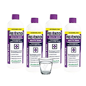 Prevention Mouth Sore Mouth Rinse | Canker Sore Treatment - 4 Pack