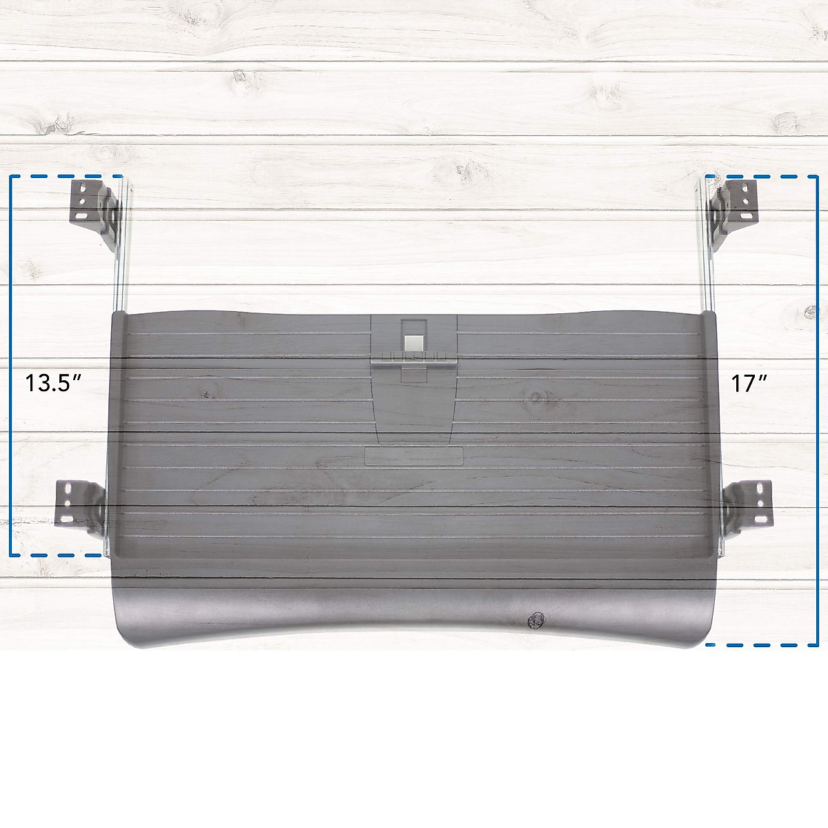 Mount-It! Keyboard Drawer Under Desk with Mouse Platform, Easy-Glide Sliding Under-Counter Computer Keyboard Tray 21 inch Wide