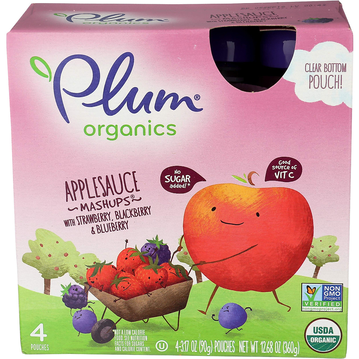 Plum Organics Mashups Mixed Berry 12.69 Ounce