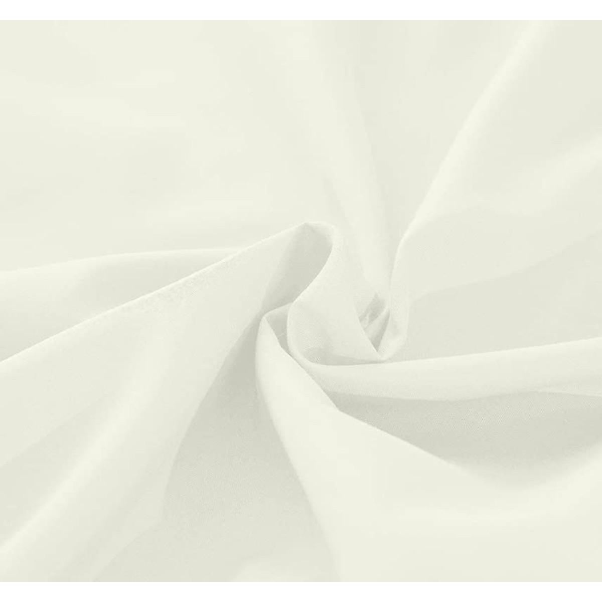 Gold Moon 400-Thread-Count 100% Egyptian Cotton King Size Sheet Set, Super Soft, Breathable, Solid Sateen Finish, 4 Piece Set, 16 Deep Pocket, Ivory