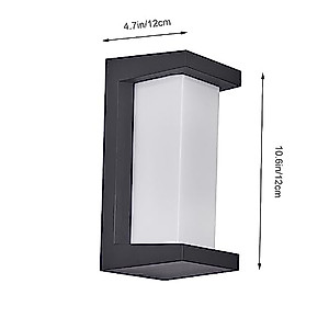 Uonlytech Garden Wall Light Exterior Outdoor Wall Lights Outdoor Sconces Wall Lighting Outdoor Landscape Lights Landscape Lights for Lawn Bathroom Night Light LED Wall Lights Yard Light LED