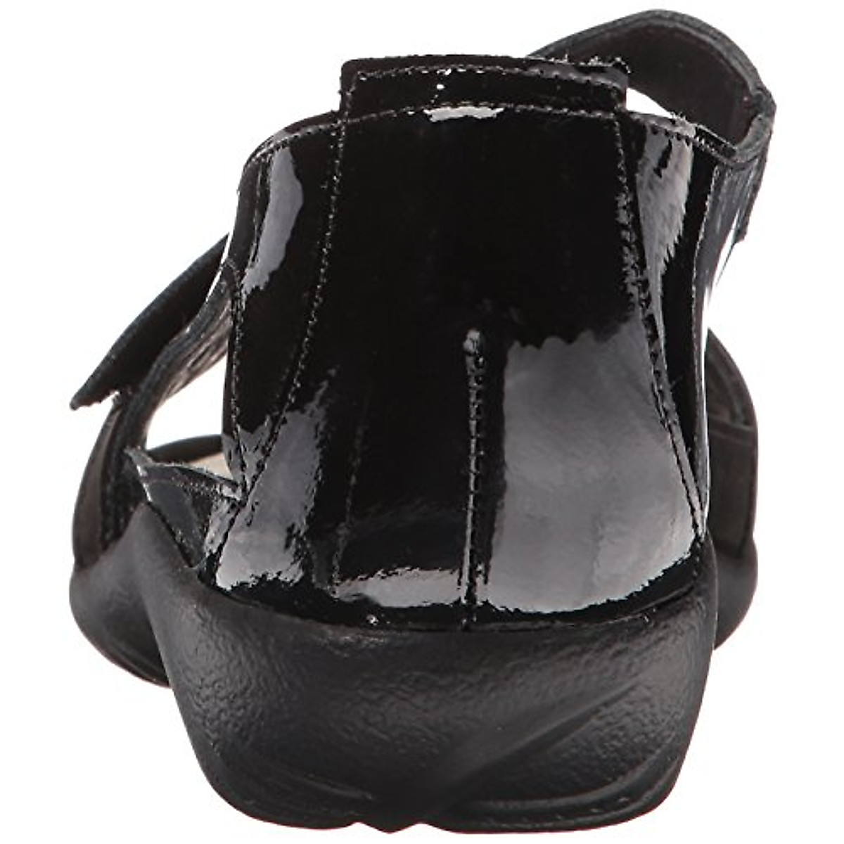 NAOT Women's Papaki Sandal Black Patent Lthr Combo 5-5.5 M US