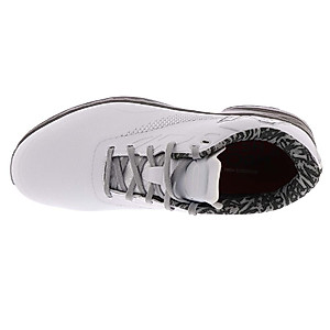 New Balance Men's Fresh Foam X Defender SL Golf Shoe, White/Grey, 10.5 Wide