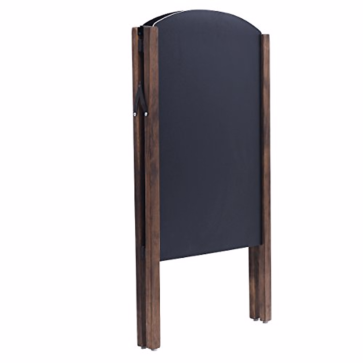 GOFLAME A-Frame Chalkboard 18 x 31.5", Standing Sidewalk Easel Double-Sided, Wooden Folding Chalkboard Sandwich Sign for Office Cafe Teaching