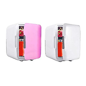 HESNDxbx Mini Fridge Compact Size Freezer 12V Small Fridge Refrigerator Home Dual Use Fridge Cooler