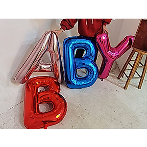 Letter Rose Gold X Balloons,40 Inch Single Rose Gold Alphabet Giant Letter Foil Balloons Aluminum Hanging for Wedding Birthday Party Decoration Helium Air Mylar Balloon