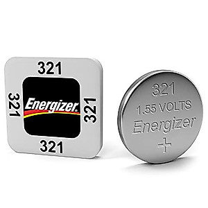 Energizer 321 Button Cell Silver Oxide SR616SW Watch Battery Pack of 5 Batteries