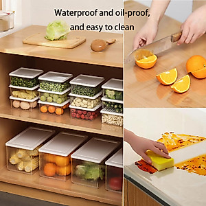 CHANMOL Clear Peel and Stick Wallpaper, Self-Adhesive Wallpaper Wall Protector, Oil Proof Waterproof Contact Paper for Kitchen Cabinets, Whiteboard, Shelf Drawer Liner (15.7" x 394")