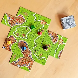 Carcassonne Hunters & Gatherers Board Game - Prehistoric Adventure with New Tiles & Meeples! Strategy Game for Kids and Adults, Ages 8+, 2-5 Players, 40 Minute Playtime, Made by Z-Man Games