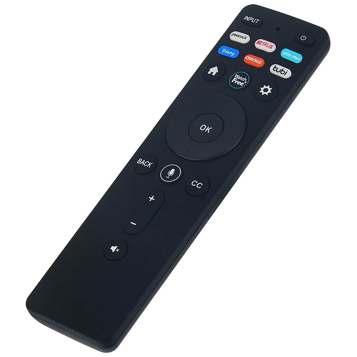 XRT260 Replace Smart Voice Remote Control fit for Vizio TV V505-J01 M50Q7-J01 V555-J01 M55Q7-J01 M65Q7-J01 P65Q9-J01 M75Q6-J03 with 6 Shortcut App Key Button
