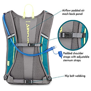 High Sierra HydraHike 20-Liter Hydration Backpack - Hydration Pack with 2-Liter Water Bladder - Ideal as Bike Hydration Pack, Hiking Hydration Pack, Running Hydration Pack