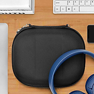 Geekria Shield Headphones Case Compatible with JBL Tune 510BT, Tune 660 BTNC, Tune 560BT, Tune 500BT, Live 460NC, E45BT Case, Replacement Hard Shell Travel Carrying Bag with Cable Storage (Black)