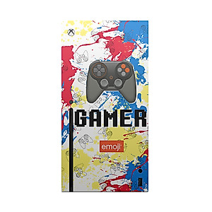 Head Case Designs Officially Licensed Emoji Gamer Art Patterns Matte Vinyl Sticker Gaming Skin Case Cover Compatible with Xbox Series X Console