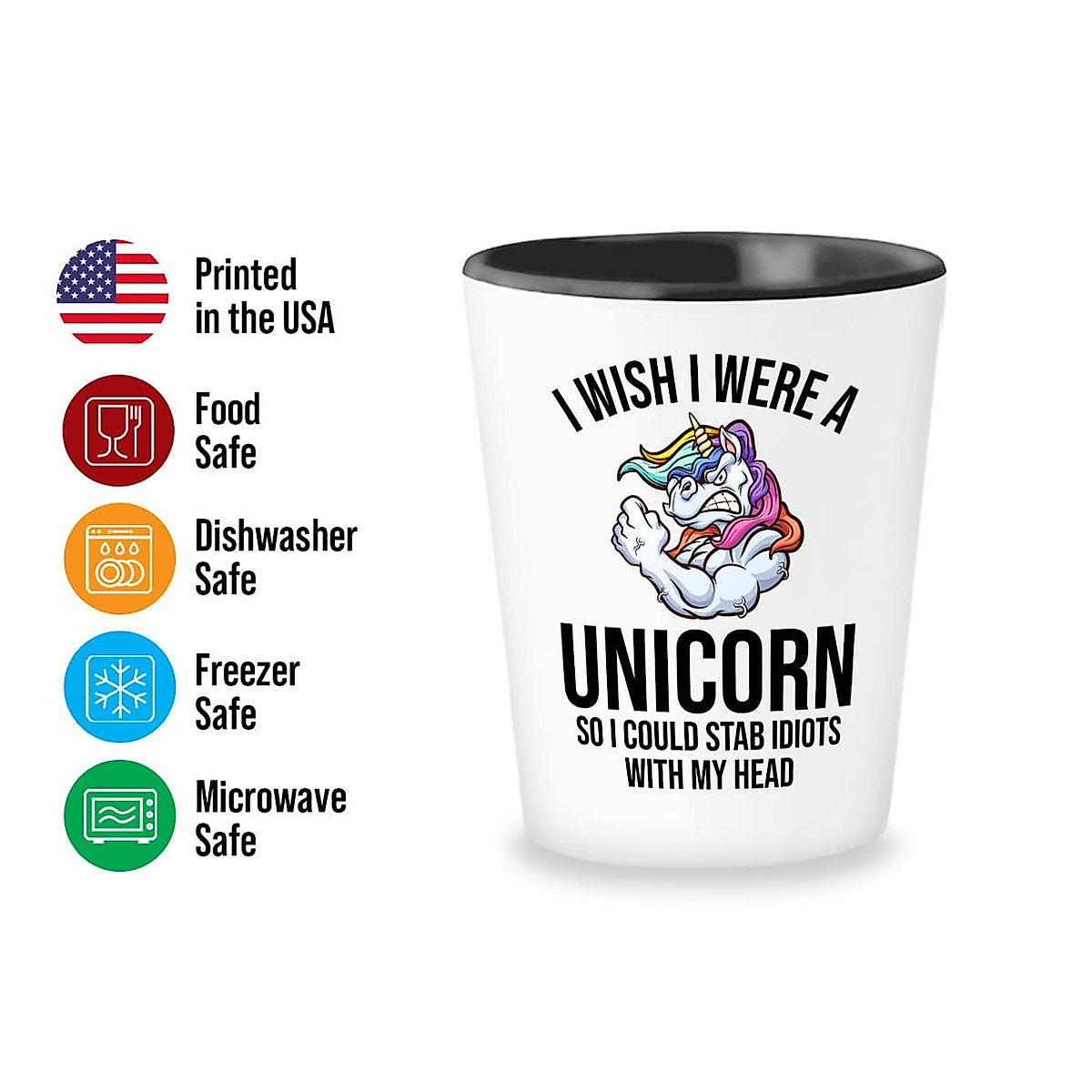 Flairy Land Coffee Lover Shot Glass 1.5oz - Tip Of the day - Coffee Enthusiast Caffeine Addict Brew Espresso Barista Overtime Worker Kidding Joke Engineer