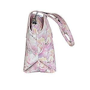 Betsey Johnson Greer Triple Compartment Tote White/Pink One Size