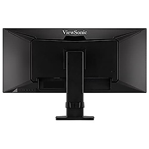 ViewSonic VA3456-MHDJ 34 Inch 21:9 UltraWide WQHD 1440p IPS Monitor with Ultra-Thin Bezels, Ergonomics Design, HDMI, and DisplayPort Inputs for Home and Office