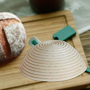 WHEEJE Snack Fruit Plate, Bread Proofing Basket - Baking Bowl Dough Gifts For Bakers Proving Baskets For Sourdough Lame Bread Scraper
