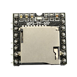 Tegg 1PC DFPlayer Mini MP3 Player Module MP3 Voice Audio Decoder Board for Arduino Support TF Card and U Disk