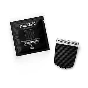 MANSCAPED® The Lawn Mower™ Electric Groin Hair Trimmer Ceramic Blade Head Refill, Hygienic Snap-In Trimmer Replacement Cartridge, Electric Clipper Blades, Personal Shaver Replaceable Blade, 1 Pack