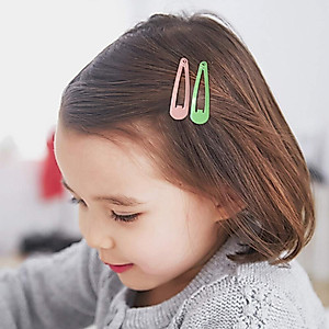 JIARON 80PCS Hair Clips, 2 Inch Non-Slip Metal Hair Barrettes for Girls, Kids, Baby and Women. (20 Colors)
