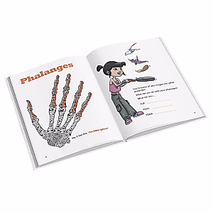 Know Yourself - 206 Bones of The Human Body Bonus Bundle, Interactive Activity Workbooks to Learn About The Human Body, Skeleton Coloring Kit, Crayons, Educational Playing Cards, for Ages 8-12