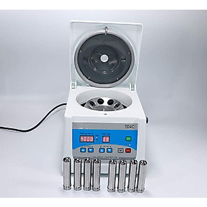 PRP Centrifuge - DEJUN 4000rpm Lab Benchtop Centrifuges with Aluminum Alloy Rotor 8 x 10/15ml and Digital Display Laboratory Low Speed Desktop Centrifugal Machine