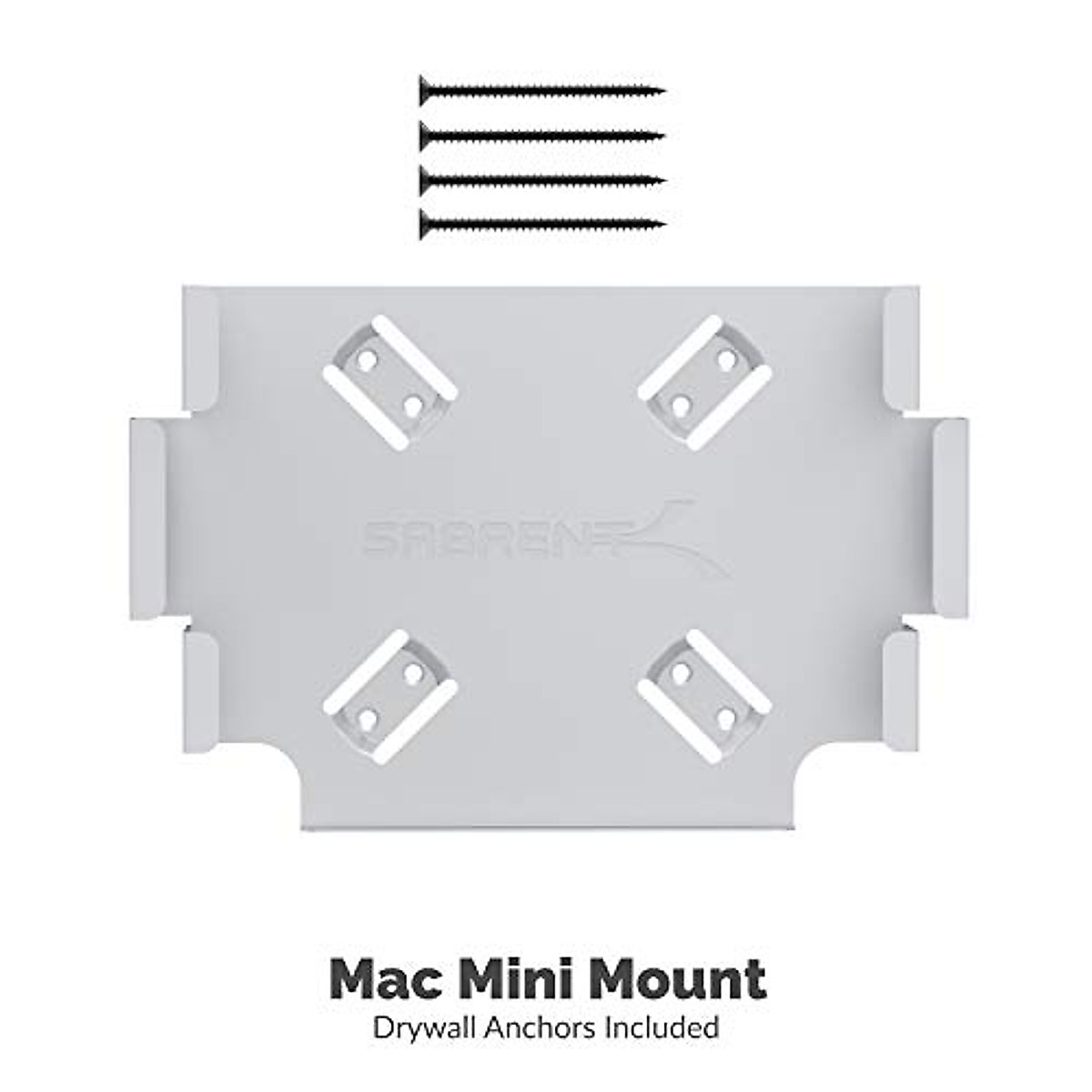 SABRENT Mac Mini VESA Mount/Wall Mount/Under Desk Mount (BK-MACM)