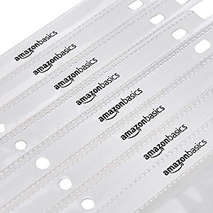 Amazon Basics Sheet Protector, Heavy Duty, 100 Pack, Clear