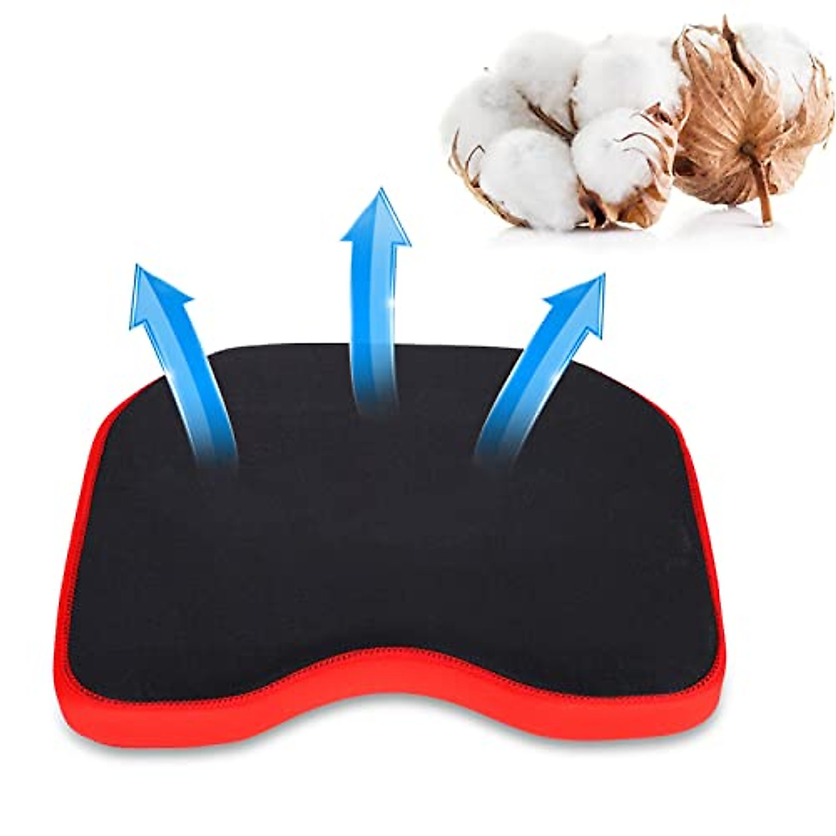 Thicken Kayak Canoe Fishing Boat Sit Seat Cushion Pad Accessory (Flame) Boating (Black)