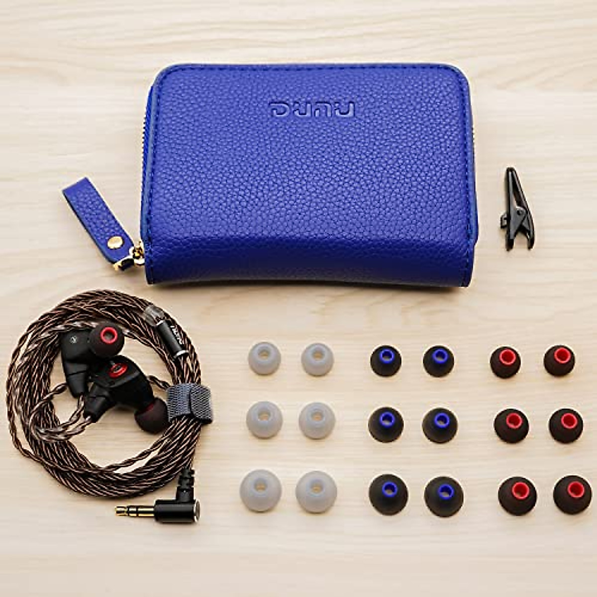 DUNU Titan S in-Ear Monitors,11mm Dynamic Driver HiFi IEMs Earphones with Powerful Sound (Black)