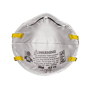 3M N95 Performance Respirator 8210, 20 Pack, Drywall Sanding, NIOSH-APPROVED N95, Advanced Filter Media For Easy Breathing, Cushioning Nose Foam, Adjustable Noseclip, Stretchable Straps (8210D20-DC)