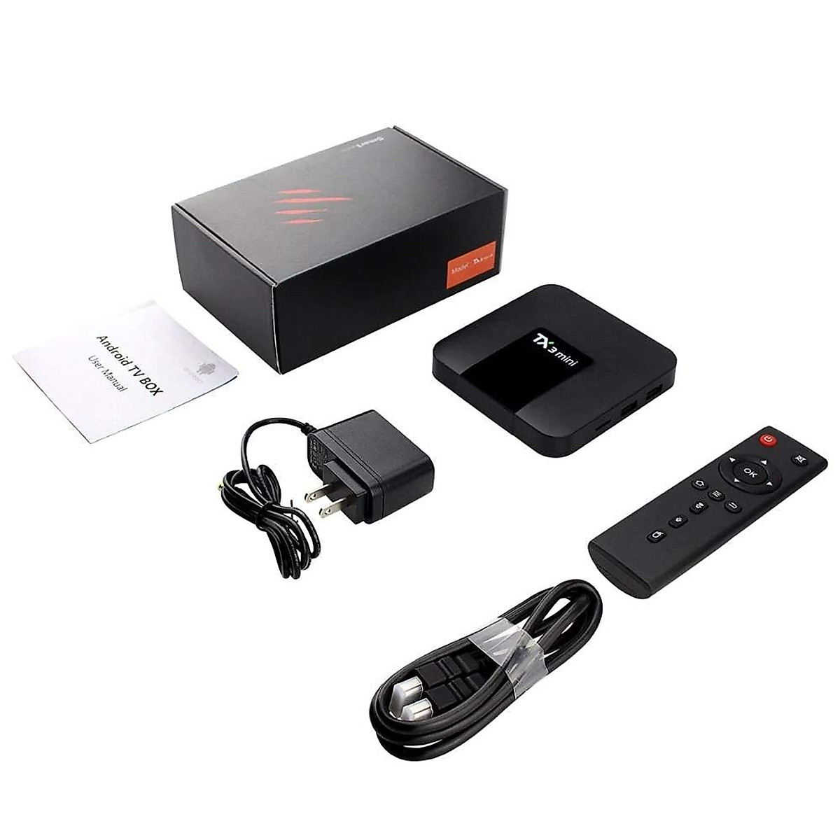 TX3 Mini Pro Smart TV Box Android 8.1 Amlogic S905W RAM 2GB ROM16GB 4K H.265 Dual Band WiFi 2.4G&5.8G BT4.2 Set Top Box Media Player TX3 Mini 2+16GB