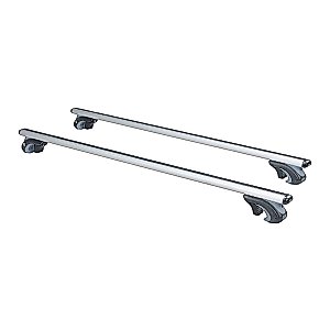 Universal Aluminum Rooftop Set of Cross Bars Racks Holds up to 150 lbs Aerodynamic, Low-Profile Haul Master